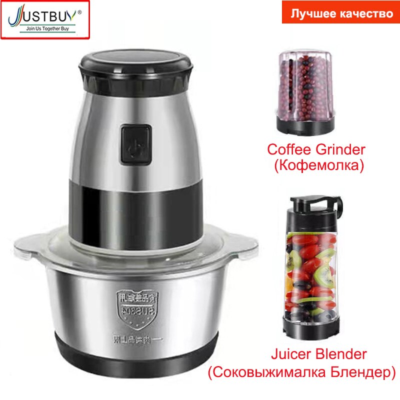 600W 3IN1 Koffiemolen Blender Mixer Keukenmachine ... – Vicedeal