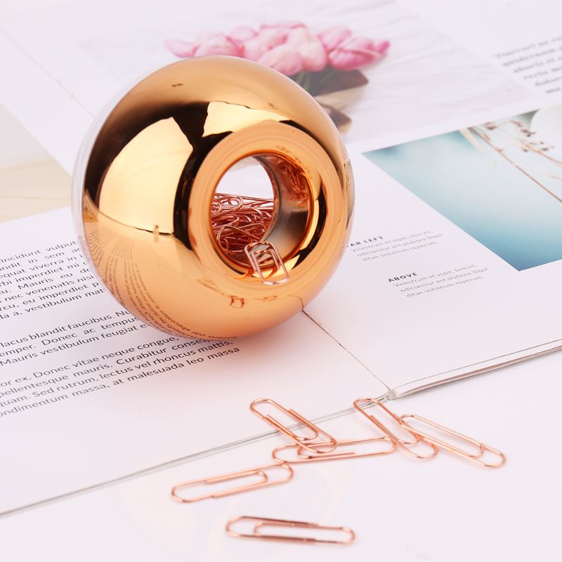 100pcs/set Rose Gold Case Paperclip Magnetic Clip ... – Vicedeal