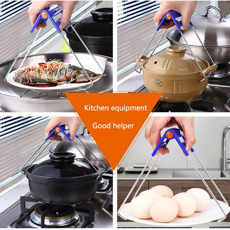 Multifunction Stainless Steel Bowl Clip Pot Dish H... – Grandado