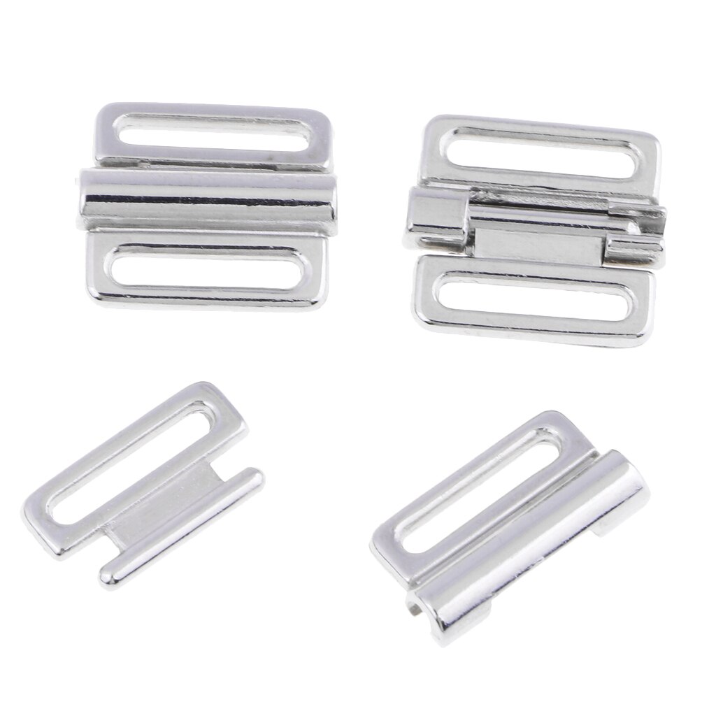 10 Sets/ 20pcs Bra Bikini Clip Hook Silver Metal C... – Vicedeal