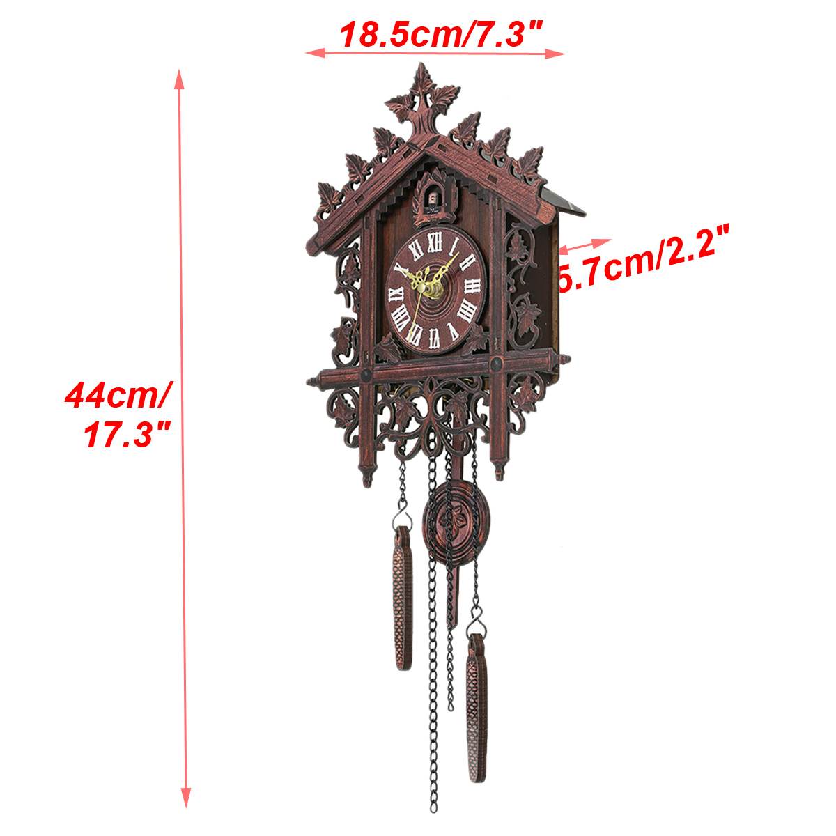 Vintage Cuckoo Clock Living Room Wall Clock Bird C... – Grandado