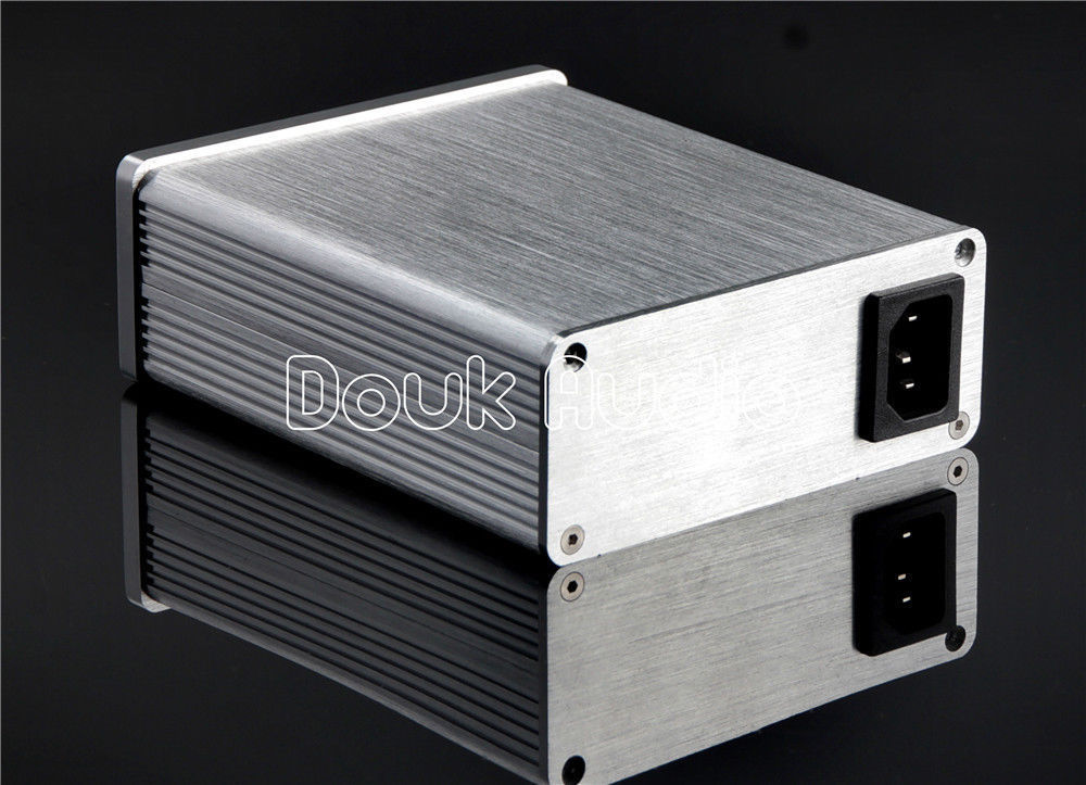 Small Aluminium Enclosure Power Amplifer Case Chassis W114*H50*D130mm ...