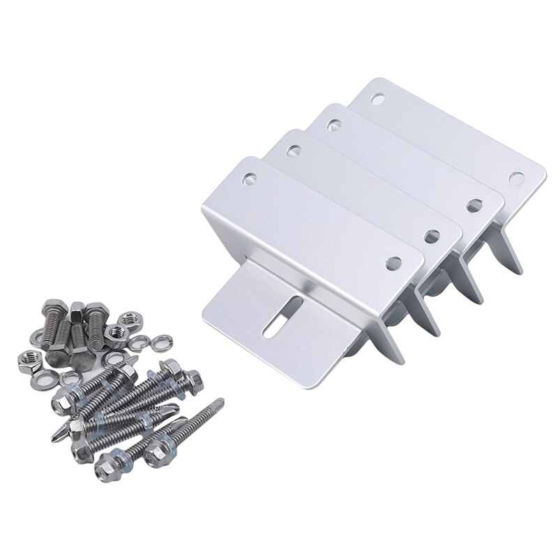 Solar Panel Mounting Brackets Flat Roof Mount Kit ... – Grandado