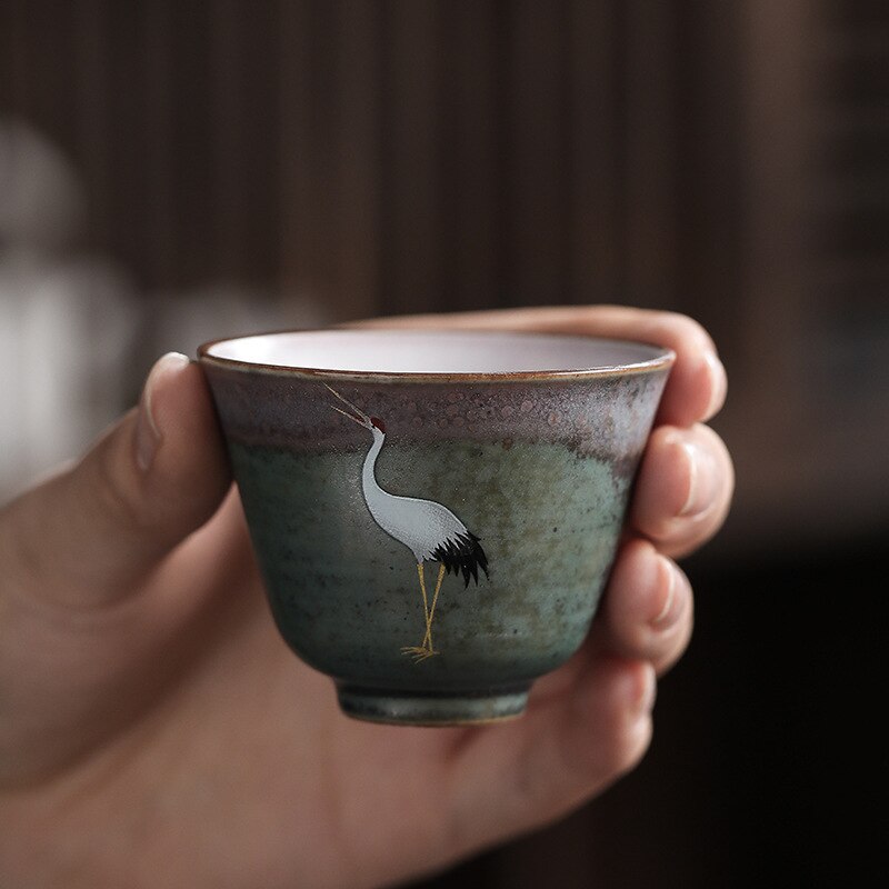 Fairy Crane Tea Cup Tea Set Tea Ceremony Accessori... – Grandado