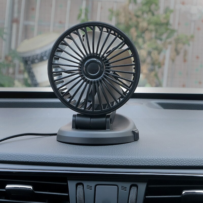 Auto Ventilator 360 Graden Draaibaar 3 Speed Dual ... – Grandado