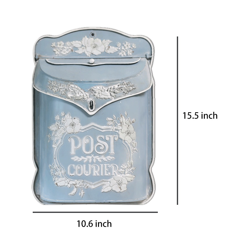 Garden Outdoor Mailbox Retro Style Letter Box Meta... – Grandado