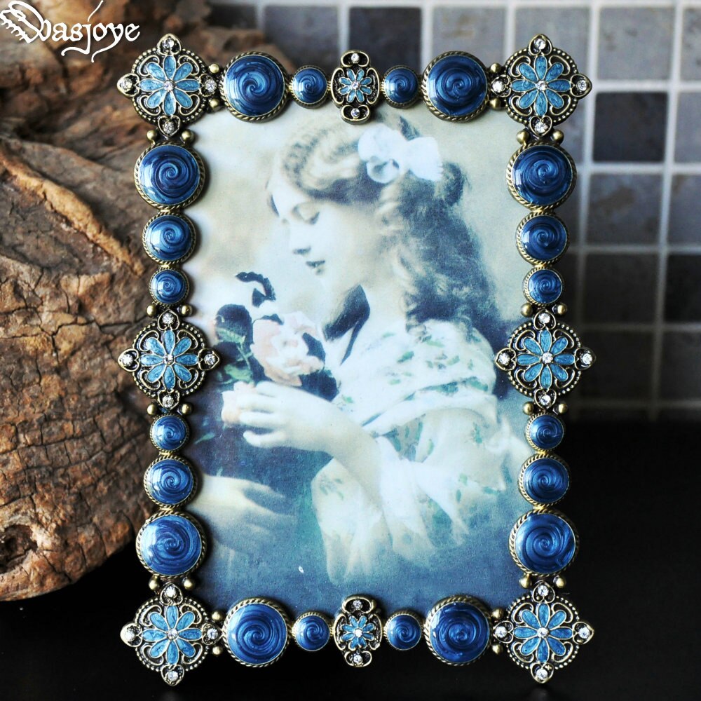 Retro Metal Gem Photo Frame Desktop Decoration Pho... – Grandado