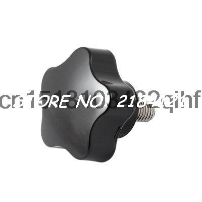 Black Plastic Hexagon Head M10 x 15mm Screw Handle – Grandado