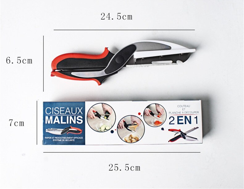Clever Scissors Cutter Smart Stainless Steel Sprin... – Grandado