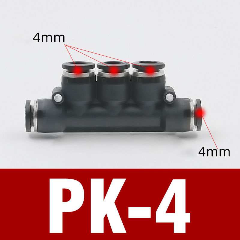 5pcs PK Air Pneumatic Fitting 5 Way One Touch 4mm ... – Vicedeal