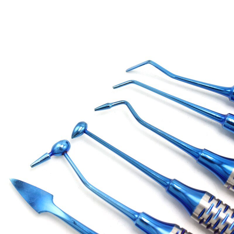 6Pcs Dental Composiet Hars Vullen Spatel Titanium ... – Vicedeal