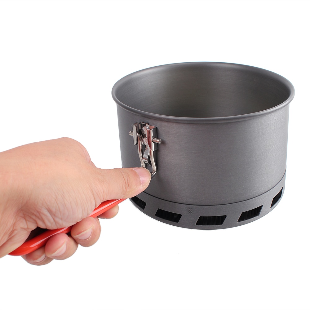 1.5L One-Piece Outdoor Cook Pot Camping Stove Heat... – Grandado