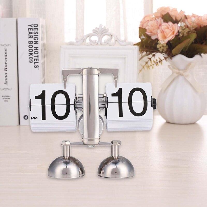 Digital Auto Flip Clock Retro Vintage Style Down M... – Grandado