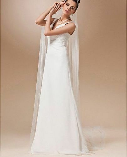 Velo largo de novia blanco , 1T, 3M, con peine, – Grandado