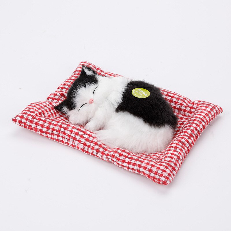 Mooie Pluche Slapen Katten Speelgoed Met Geluid Si... – Grandado