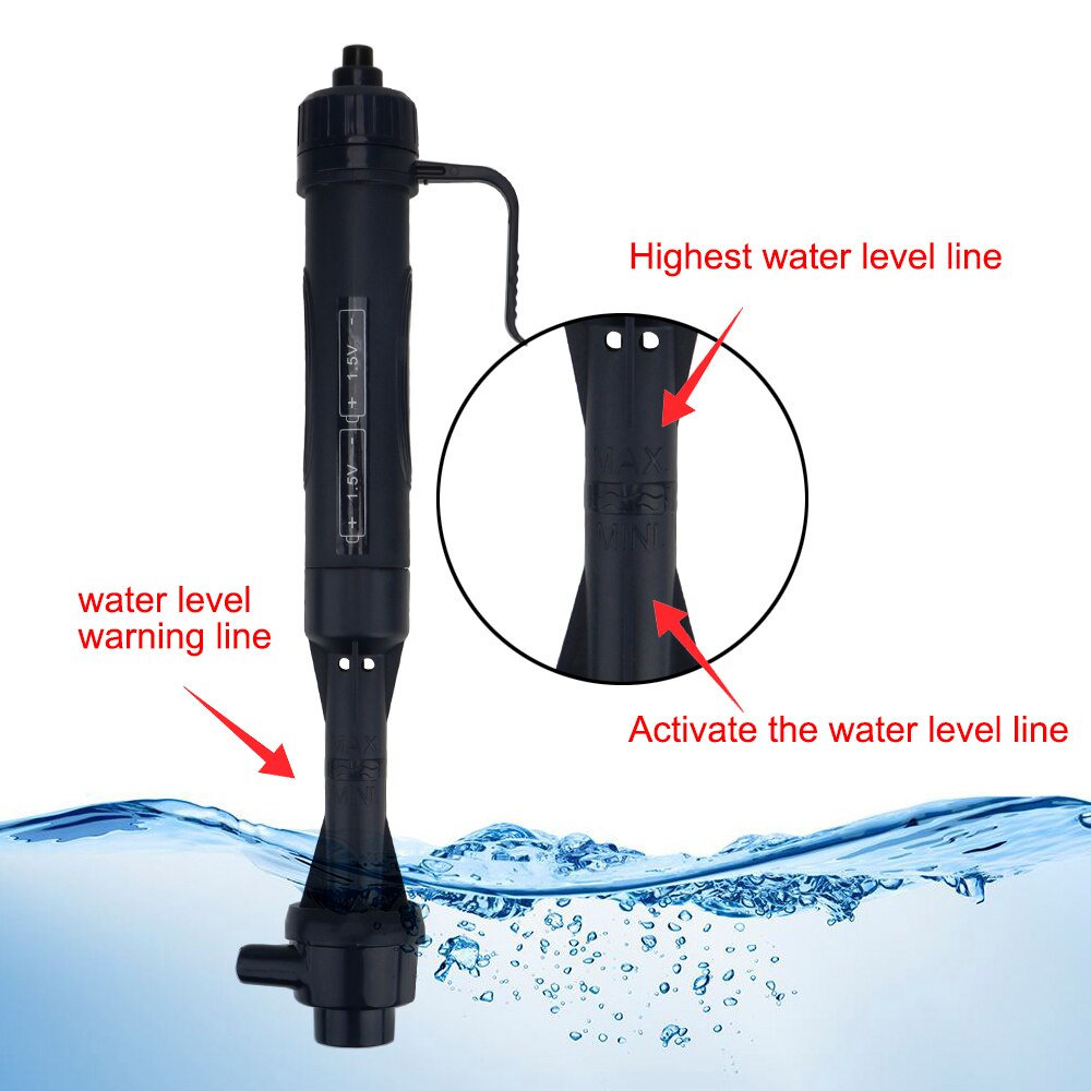 Powerful Suction Aquarium Electric Syphon Operated... – Vicedeal