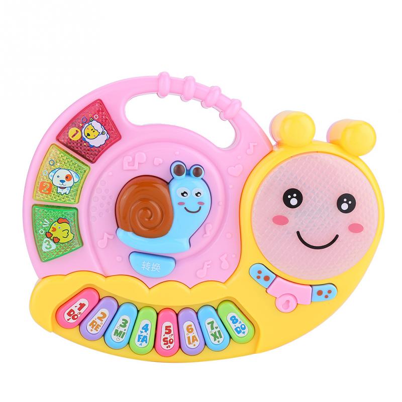 Baby Kids Musical Educational Animal Snail Piano T... – Vicedeal