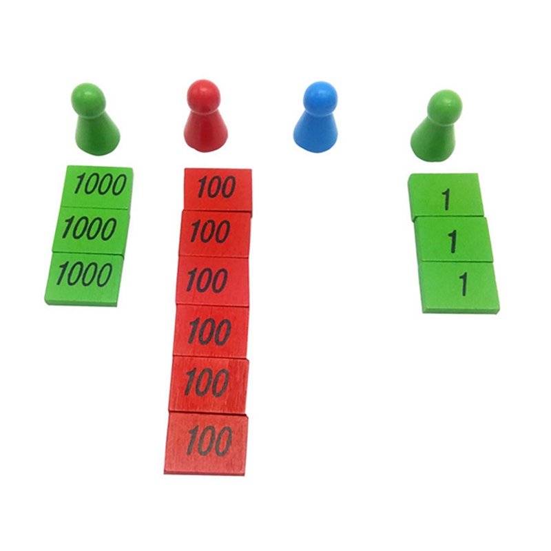 Baby Toy Beech Stamp Game Math for Early Childhood... – Vicedeal