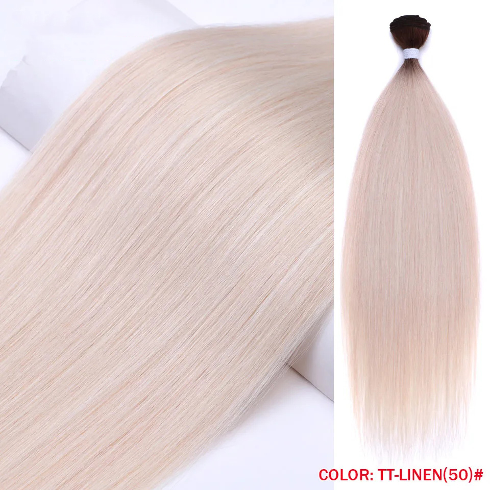 Synthetic Long Straight 30" Hair Extensions Ombre ... – Grandado