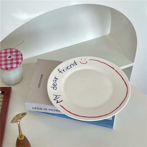 Korean Style Contrast Color Hand-painted Graffiti ... – Vicedeal