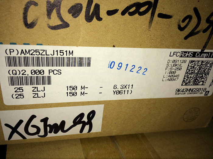 10pcs/25pcs Japan Ruby RUBYCON 25v150uf ZLJ 6.3x11... – Grandado