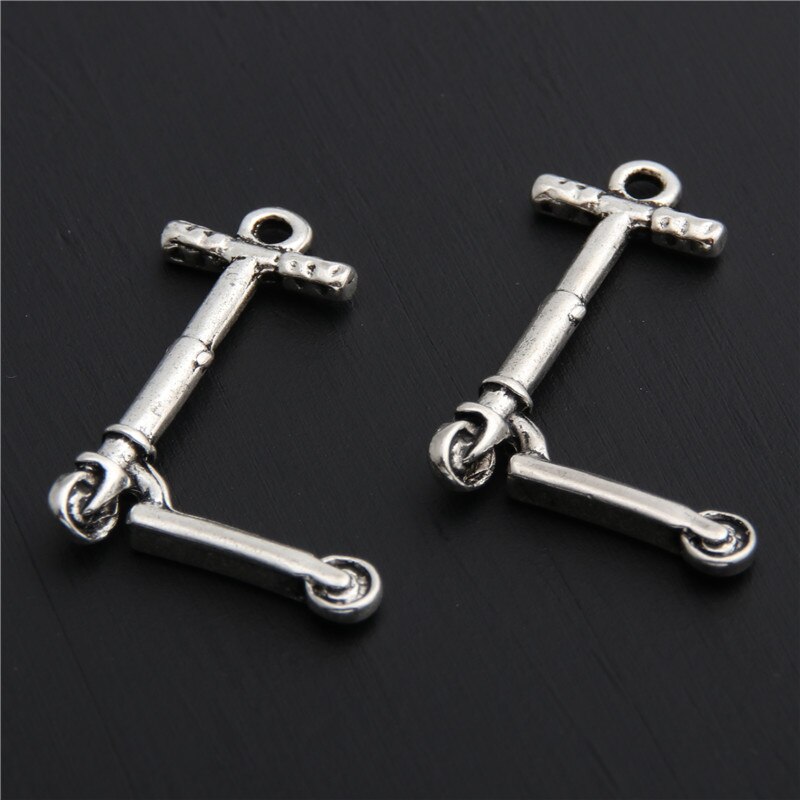 5pcs Silver Color 3D Kick Scooter Charms Pendant H... – Vicedeal