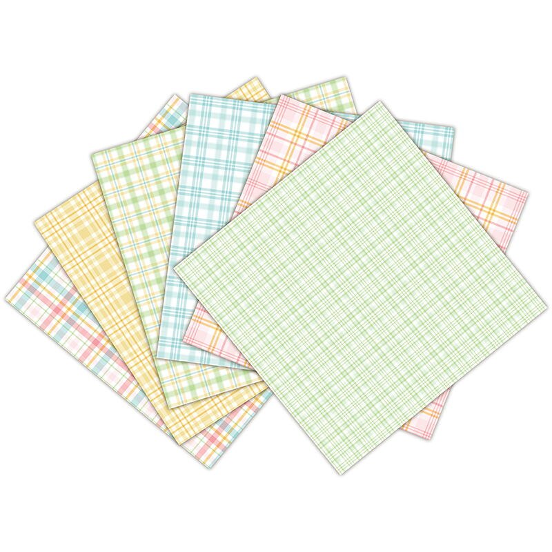 DIY perfectly plaid Scrapbooking paper pack of 24s... – Vicedeal