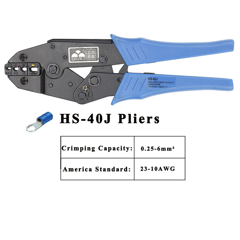 Krimptang HS-40J Voor Plug/Buis/Isolatie/Non Isole... – Vicedeal