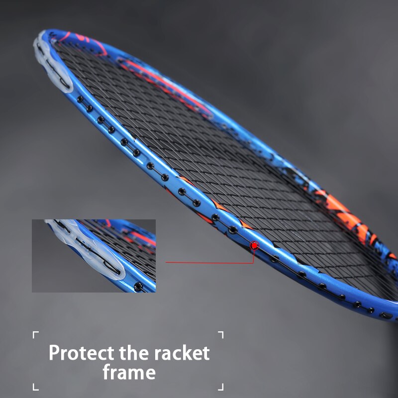Protect Frame Carbon Fiber Badminton Rackets Strin... – Grandado