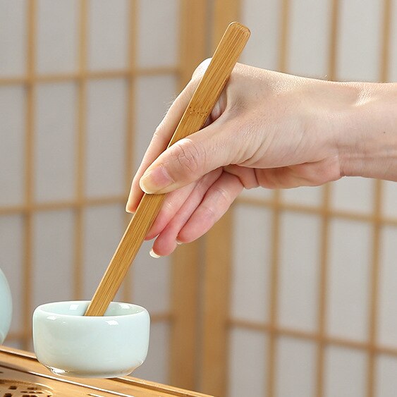 wooden tea tweezer bacon tea clip tongs bamboo kit... – Vicedeal