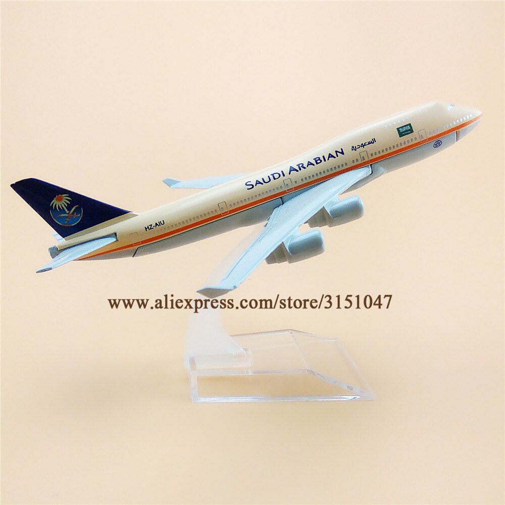 Alloy Metal Air Saudi Arabian B747 Airlines Airpla... – Grandado