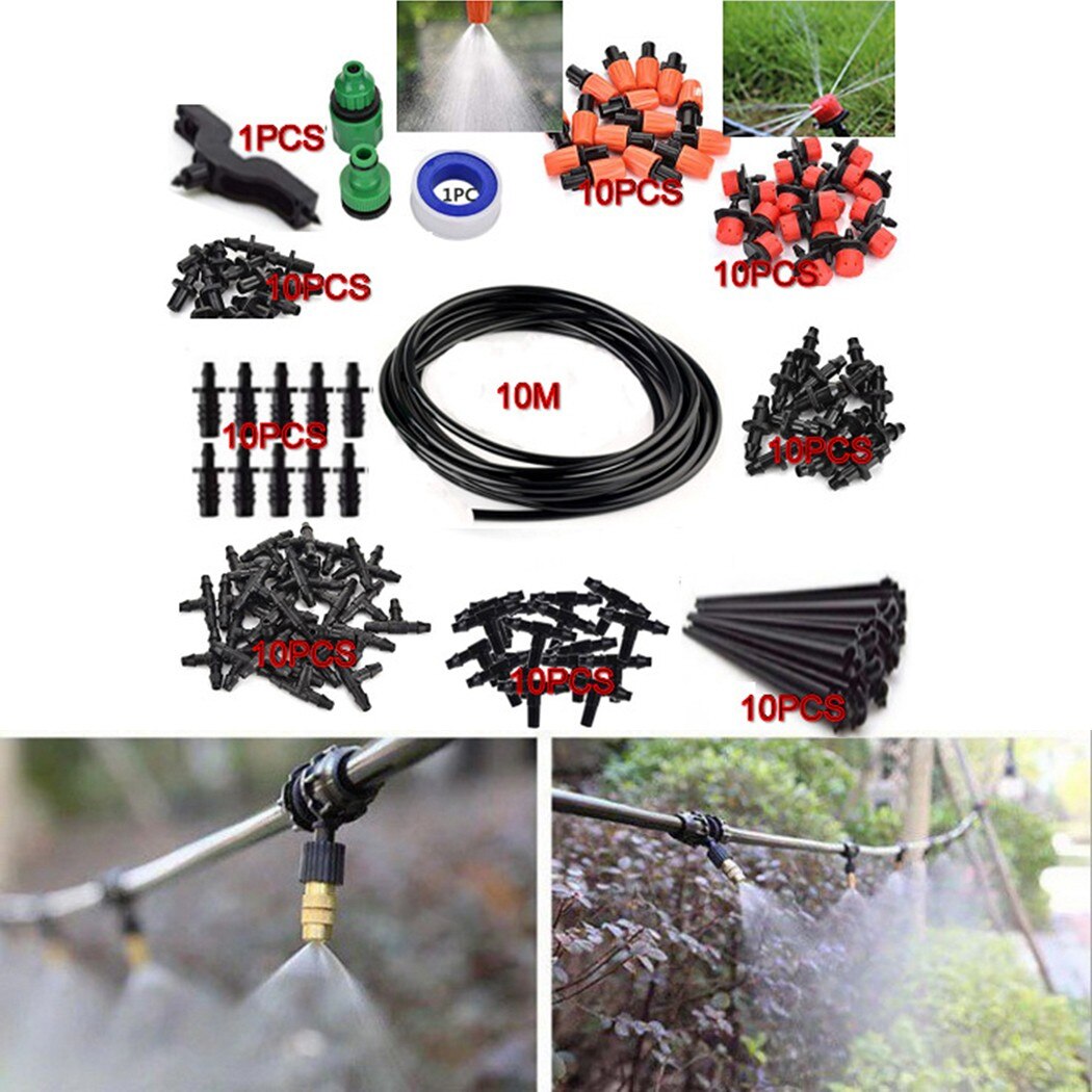 Water Droplets Spray Drip Irrigation Kit 85PCS Bon... – Grandado