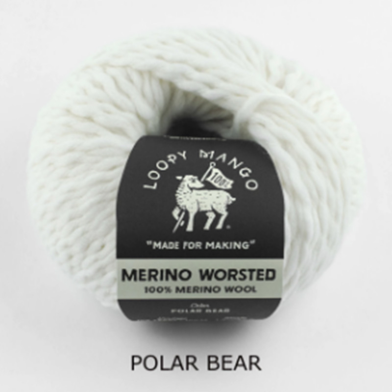 Loopy Mango merino worsted Yarn 100% Merino Wool Y... – Grandado