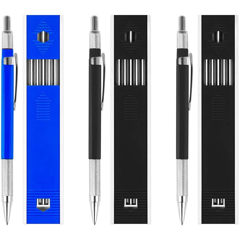 3Pcs Black Lead Pencils HB Mechanical Pencils Mech... – Grandado