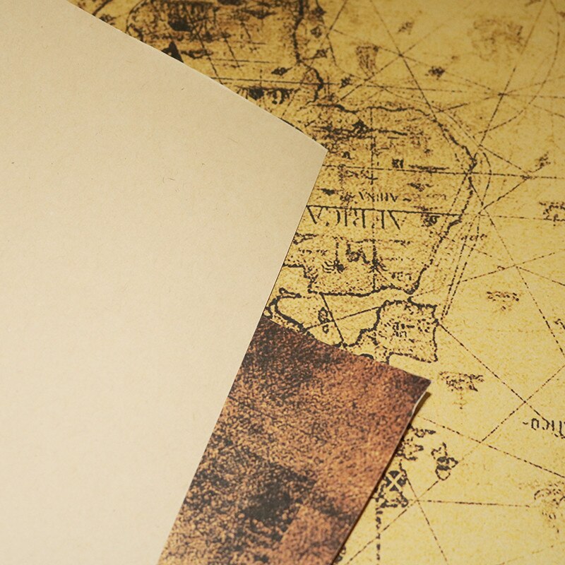 Vintage Map 2 pcs Poster Kraft paper 72.5*51.5cm S... – Grandado