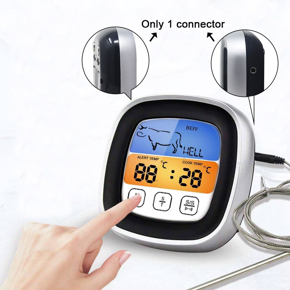 Digital Meat Thermometer Kitchen Cooking Temperatu... – Vicedeal