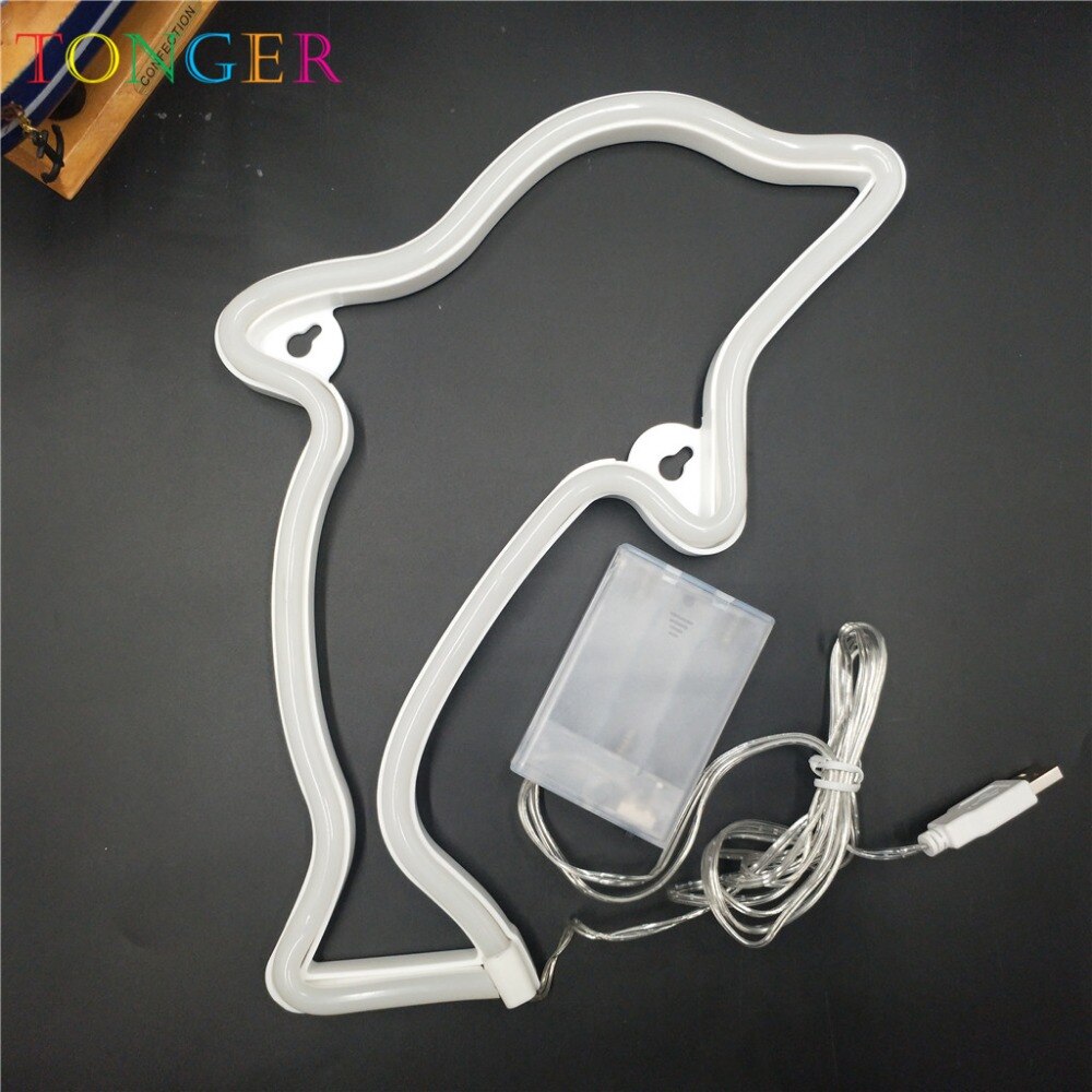 TONGER Dolphins Form LED Neon Licht Hause Kinder S... – Vicedeal