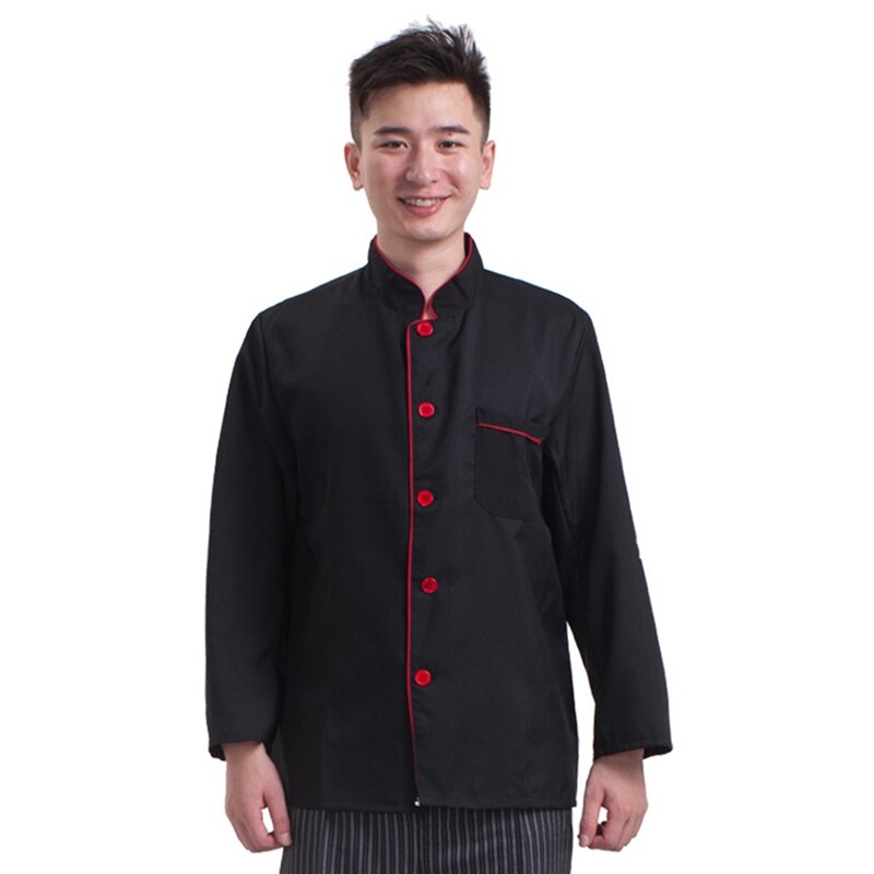 Long Sleeve Chef Uniform Kitchen Restaurant Cookin... – Grandado