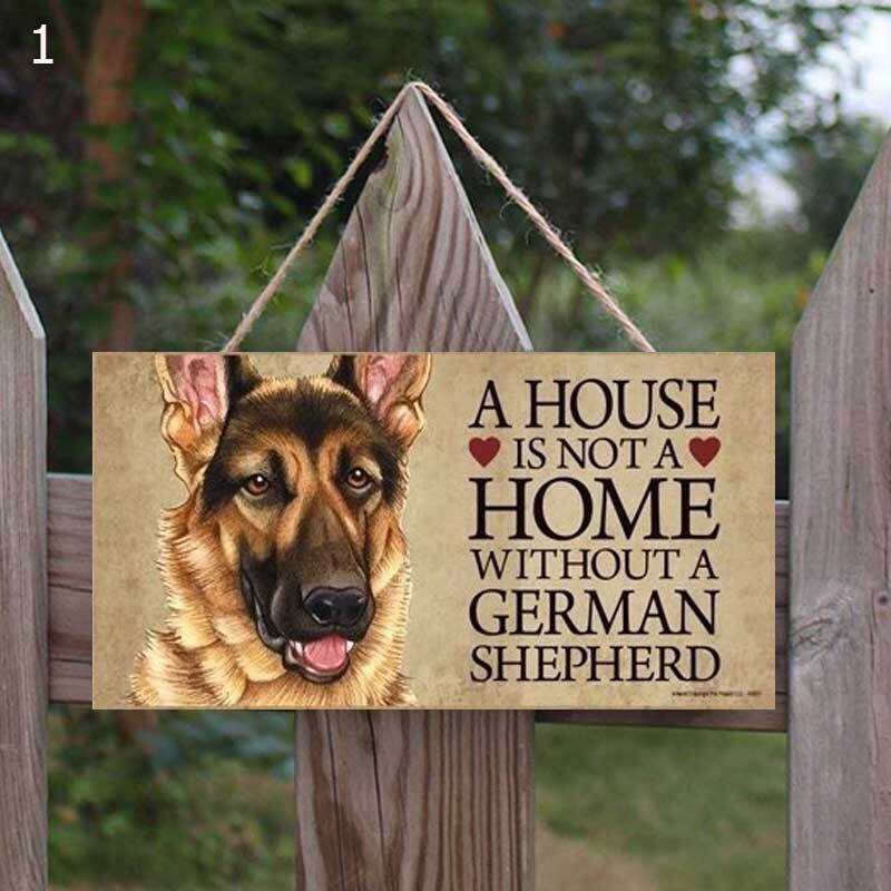 Dog Tags Wooden Rectangular Tags Cute Wood Pet Tag... – Vicedeal