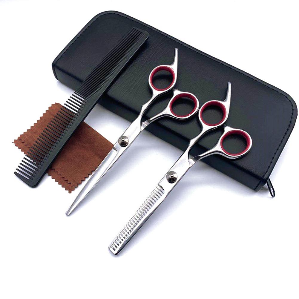 5PCS/Set Haircut Kit Hairdresser Scissors Set Thin... – Grandado