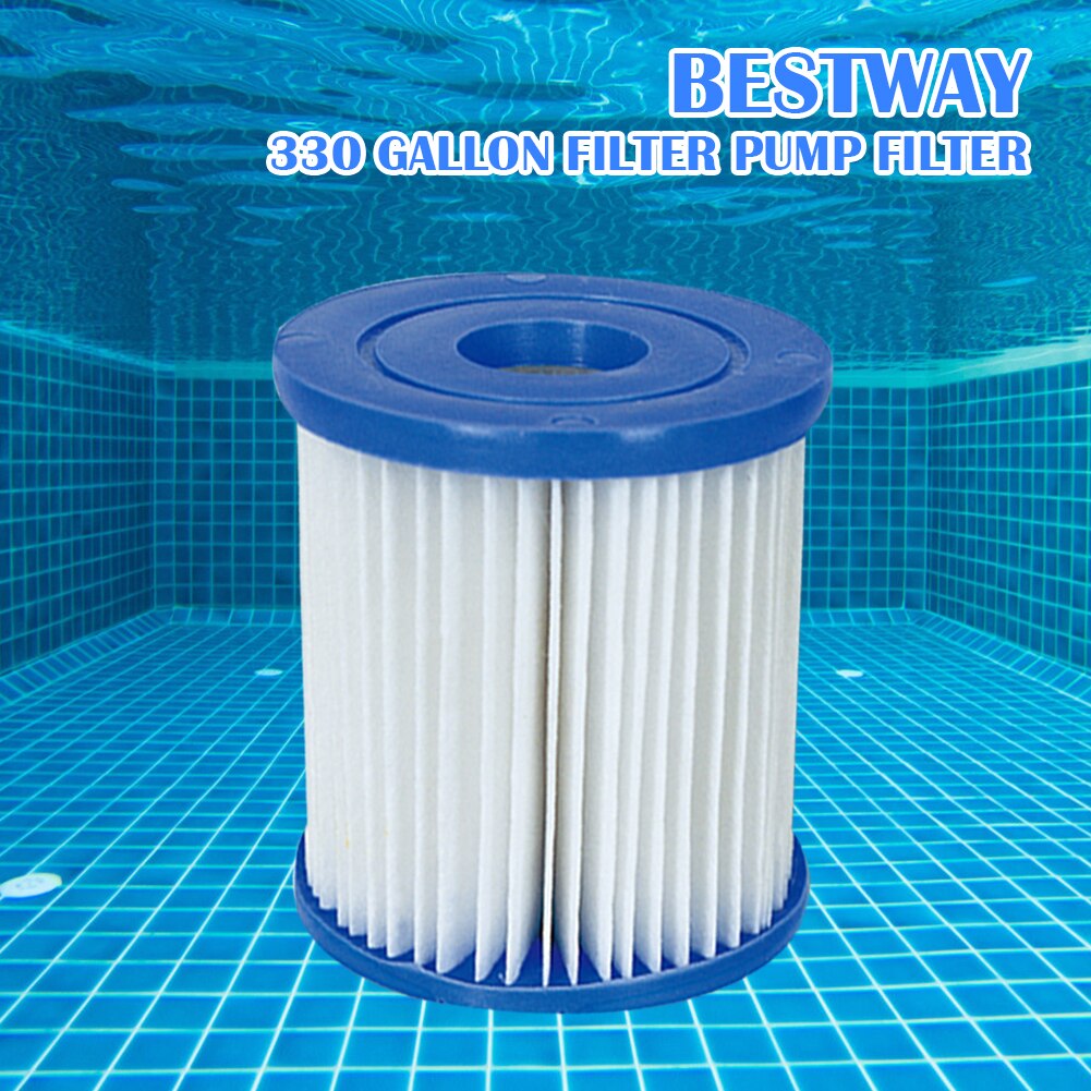 Uppblåsbar pool filter pump 330 gallon badkar filt... – Vicedeal