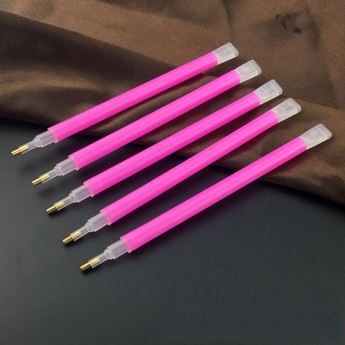 5 Stks Dual-ended Nail Rhinestone Bead Picker Roze... – Grandado