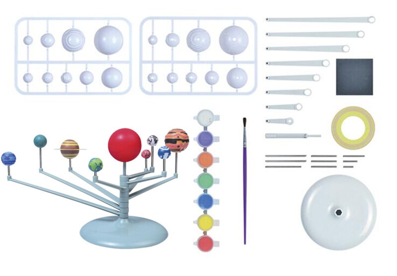 21cm DIY 3D Simulation Model Solar System Nine Pla... – Grandado