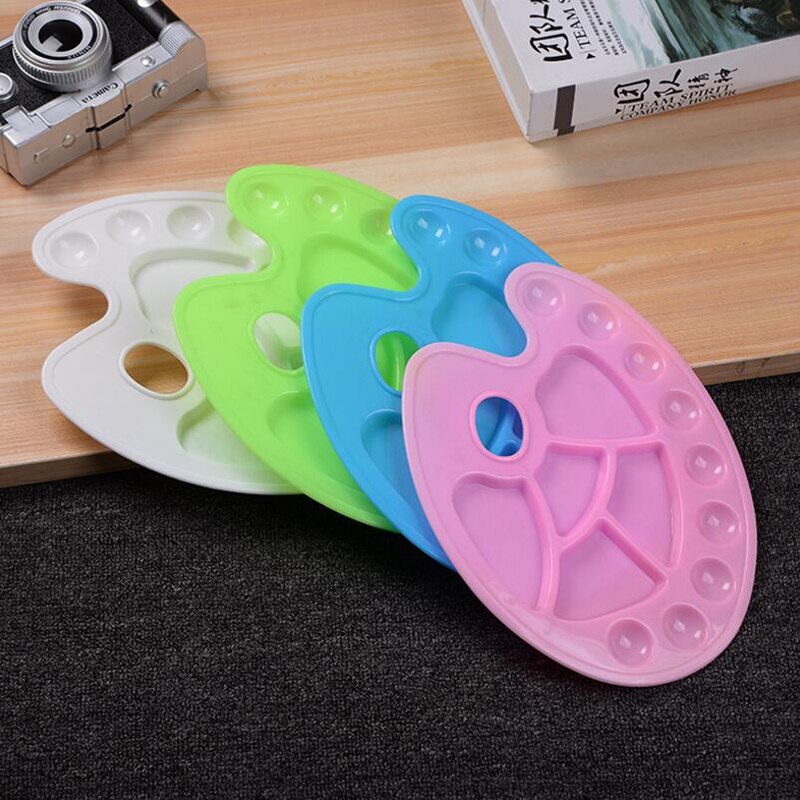 4Pcs/set Plastic Palette Art Paint Plastic Drawing... – Grandado