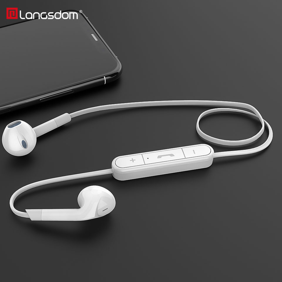 Langsdom hovedtelefon trådløs øretelefon bluetooth... – Vicedeal