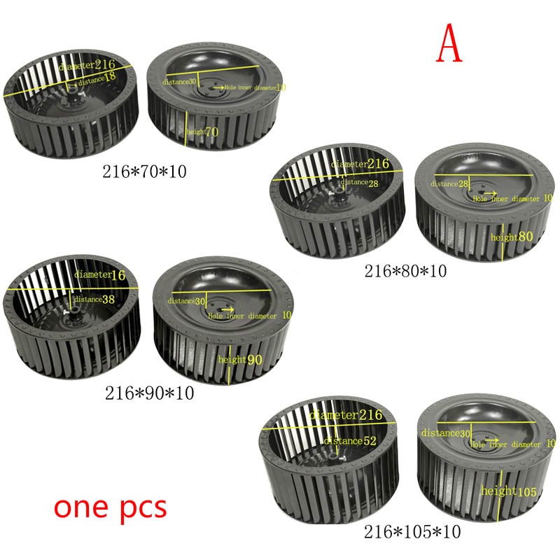 Centrifugaal Plastic Wind Wiel Plastic Wind Wiel W... – Vicedeal