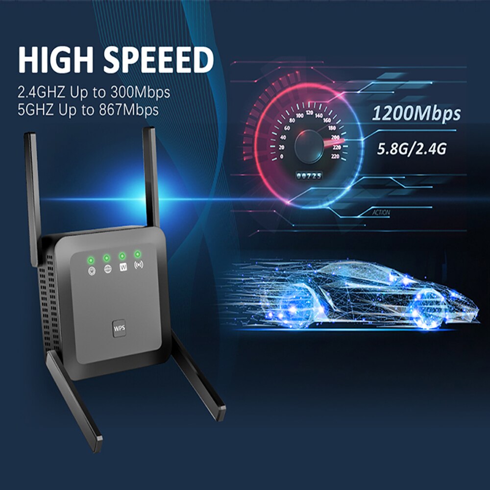 Tishric Draadloze Repeater Router Wifi Router 5 Gh... – Vicedeal