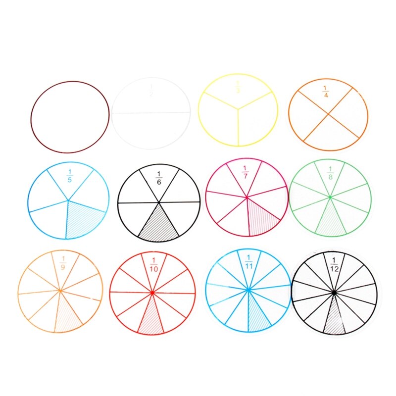 Mathematics Teaching Aid Fraction Recognition Mani... – Vicedeal