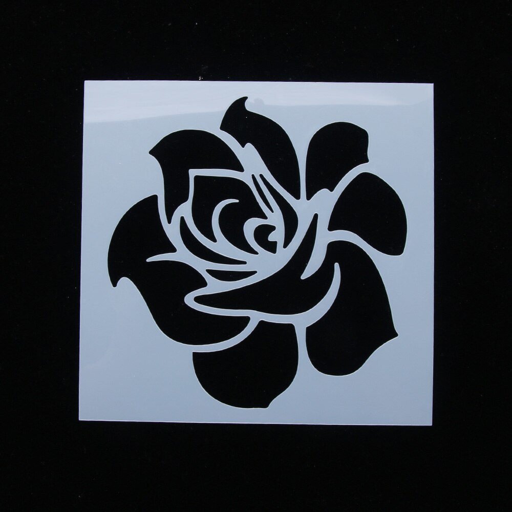 Classic Rose Bloem Herbruikbare Stencil Airbrush S... – Grandado
