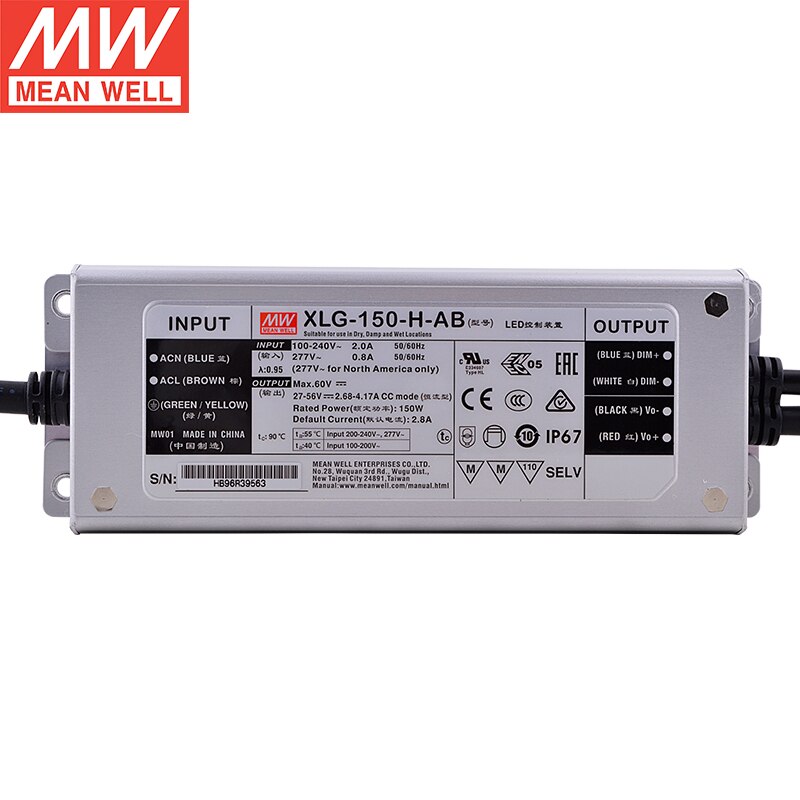 bedeuten Gut XLG-150-H-AB 150W 27-56V 2800mA Konst... – Grandado